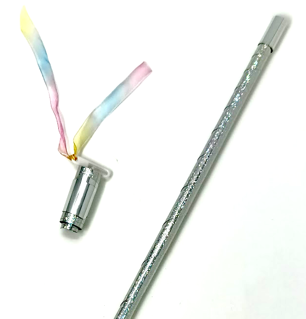 Fantastico Plastic Appearing Cane 70cm (Holofgraphic Silver) - Discount ...