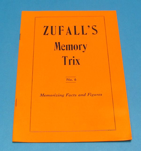 Zufall’s Memory Trix Number 6 – Facts and Figures | Discount Magic